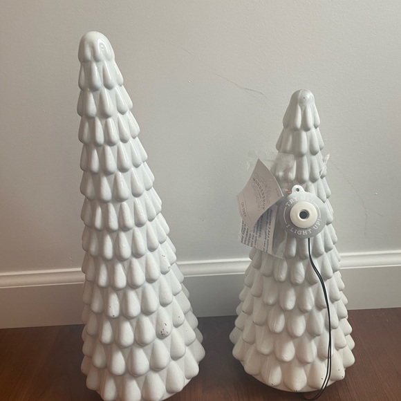 Threshold | Holiday | Brand New Threshold Christmas White Glass Lighted ...